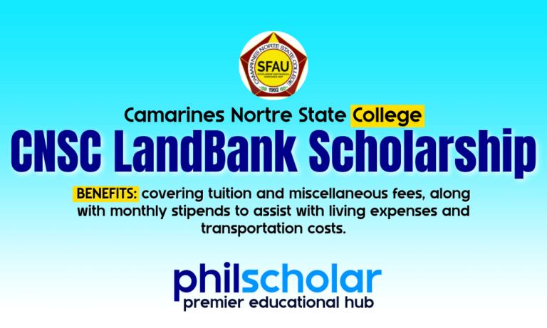 Cnsc LandBank Scholarship Program 2024 | Now Accepting Applications ...