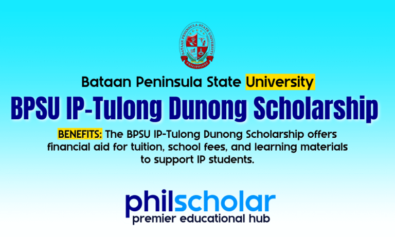 BPSU IP-Tulong Dunong Scholarship Program 2025 | Applications Now Open ...