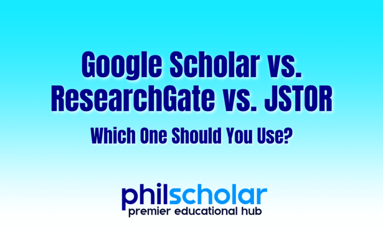 Google Scholar vs. ResearchGate vs. JSTOR: Which One Should You Use ...
