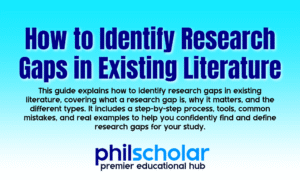 How to Identify Research Gaps in Existing Literature? - PhilScholar